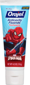 Orajel Spider Man Anticavity Fluoride Toothpaste Toothpaste - Buy Baby ...
