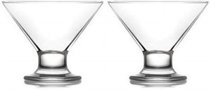 Windsales (Pack of 2) Party Glass Triangle Shaped Glass Set Cocktail ...