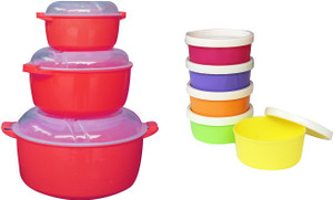WHITEIBIS Polypropylene Grocery Container - 1100 ml, 500 ml, 250 ml ...