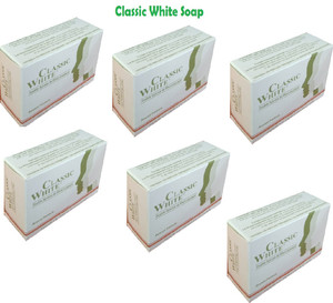 Classic White Soap For Skin Brithtening(Pack Of 6) - Price in India ...