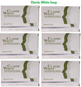 Classic White Soap For Soft And Smooth Skin(Pack Of 6) - Price in India ...