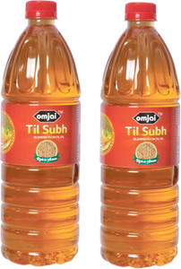 OMJAI Puja Til Oil (Sesame oil) 900ml + 900ml (Pack of 2 x 900ml) Price ...