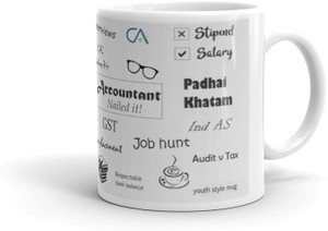 oxkart Gift CA (Chartered Accountant) Bone China Coffee Cup Best ...