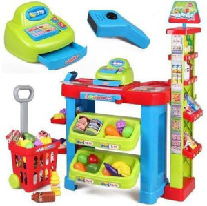 cktech Children Kids Role Pretend Play Supermarket Superstore Shop Toys ...