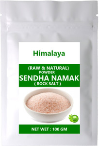 HIMALAYA NATURAL SENDHA NAMAK POWDER / ROCK SALT ( 100 GM ) Rock Salt ...