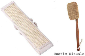 RUSTIC ART Sisal Bath Sponge and Natural Sisal Back Scrubber - Price in ...