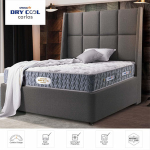 SPRINGFIT DRY COOL CARLOS 6.5 inch King High Resilience (HR) Foam ...