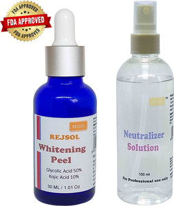 REJSOL Whitening Peel Kojic 15% Glycolic 30% 30 ml Price in India - Buy ...