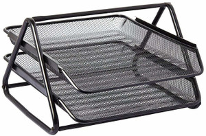 Flipkart.com | Kebica 2 Compartments Metal File Tray - File Tray