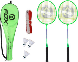 FOX Badminton Combo 72 with 3pc Plastic Shuttlecock and Badminton net ...
