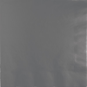 Wanna Party Glamour Gray 2-Ply 1/4 Fold Luncheon Napkin-50 PC Grey ...