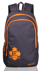 F Gear Castle V2 Rugged Base 24 L Backpack Orange, Grey - Price in ...