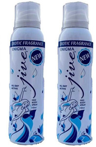 JIVE ENIGMA PACK OF 2 Body Spray - For Men & Women - Price in India ...