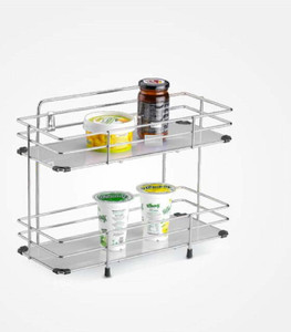 VDNSI Utensil Kitchen Rack Steel Wall Mount Stainless Steel 2 Layer ...