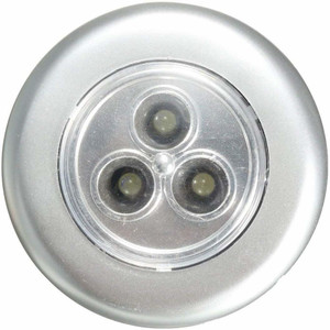 BRICKS AND CLICKS Round Shaped LED Battery-Powered Wireless Night Light ...