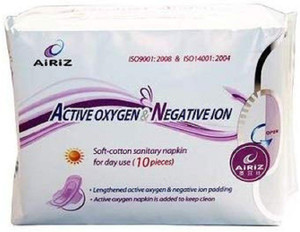 Tiens AIRIZ ACTIVE OXYGEN & NEGATIVE ION RELAX SOFT-COTTON SANITARY ...