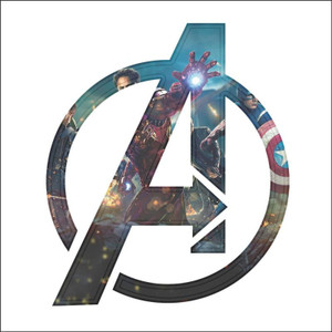 JNM Enterprise 58 cm Avengers Symbol Wall Sticker (Covering Area ::58 x ...