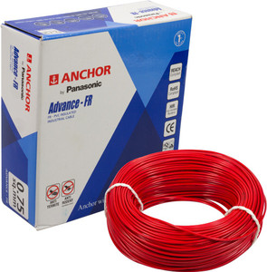 Anchor By Panasonic Advance FR 0.75 Sq.Mm. Red 90 Meters Electrical ...