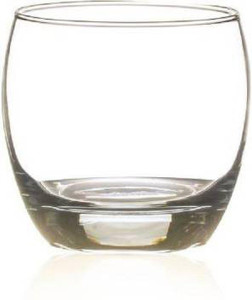 RR MALL (Pack of 2) Round Glass Everyday Water Glass Juice Glass ...