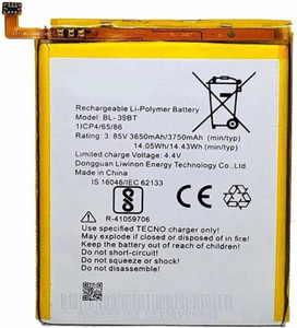 Grand Cell Mobile Battery For Techno Techno I7 BL-39BT Price in India ...