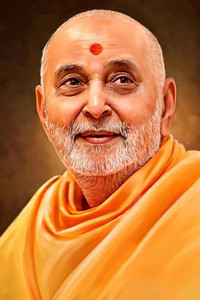 Pramukh Swami Maharaj Lord Swaminarayan Religious Painting Poster ...