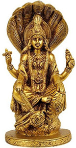 The Advitya Lord Vishnu Sitting Idol Satya Narayan Murti For Pooja ...