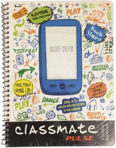 Classmate Model Selfie 70 GSM, 300 Pages Single Line Ruled - Pack of 3 ...