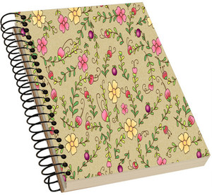 EUROSHOP Innovative Acrylic Notebook A5 Notebook Single Rule 100 Pages ...