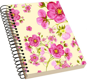 Lujosa Floral Acrylic Notebook A5 Note Book Single Rule 100 Pages Price ...