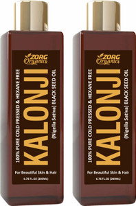 Zorg Organics Cold Pressed Kalonji Black Seed Oil for Healthy Hairs ...