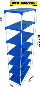 Dhani Creations Multi utility Rack 7 steps Metal, Plastic Collapsible ...