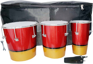 GT manufacturers Red Yellow 3Set Bongo With Full kit Wooden Bongo Price ...