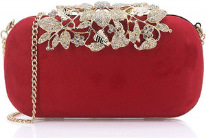 Toobacraft Party Red Clutch Red - Price in India | Flipkart.com