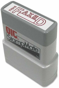 Officemate OIC Office Pre-Inked Message Stamp - Office Pre-Inked ...