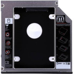 ATEKT 9.5mm 2nd Hard Disk Drive Bay Caddy Second HDD Caddy For CD/DVD ...
