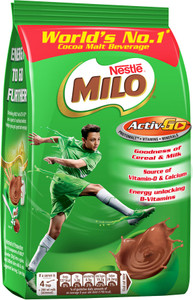 NESTLE MILO Activ-Go Powder (Chocolate Flavour) Pouch Price in India ...