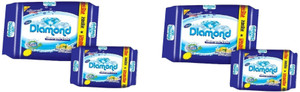DIAMOND Detergent Cake for washing clothes (Pack of 4) Detergent Bar ...