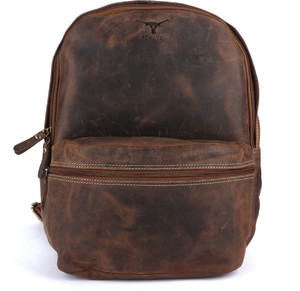 Pinato PL-2318 Camel Backpack Handmade from Genuine Leather Hunter ...