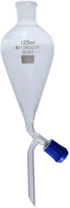 MAXXIC LABORATORIES Borosilicate Glass Separating Funnel 125 ml with ...