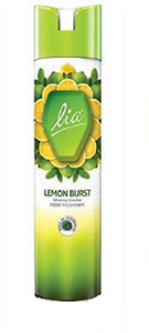 Lia Lemon Spray Lemon Burst, Cylindrical Aerosol Room Freshener Spray ...