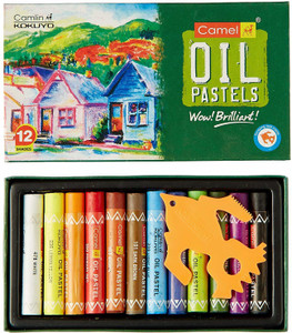Camlin Oil Pastel - 12 Shades (Pack Of 10) - Oil Pastel - 12 Shades ...