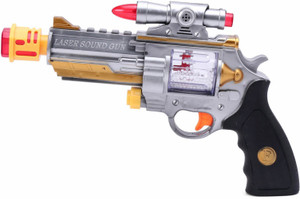 Quinergys ™Plastic Laser Gun Toy with LED Matrix Flashing - ™Plastic ...