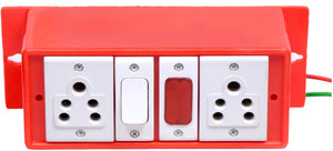 ERH India 24v DC to AC Socket Box With Two Sockets 5 A Five Pin Socket ...