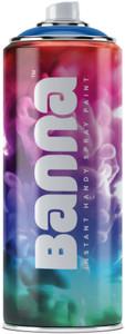 Banna Premium Blue Spray Paint 440 ml Price in India - Buy Banna ...