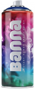 Banna Premium Blue Spray Paint 440 ml Price in India - Buy Banna ...