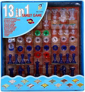 AADCART Magnetic Chess Set 13 in 1 More Multi Board Game for Kids Board ...