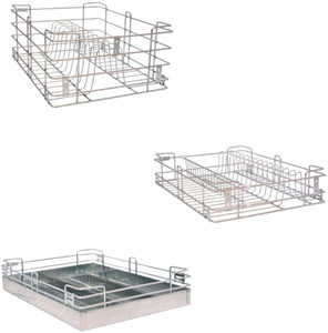 Bloo Basket Utensil Kitchen Rack Steel Stainless Steel Modular Kitchen ...