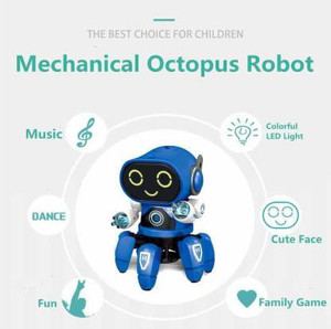 Tenmar Bot Robot Octopus Style, Colorful Lights, Music-All Direction ...