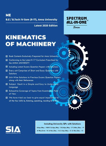 Kinematics Of Machinery, B.E/B.Tech IV-Semester (R-17) (Anna University ...