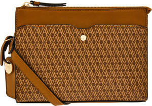 ACCESSORIZE LONDON Tan Sling Bag CHARLIE MONOGRAM XBO TAN - Price in ...